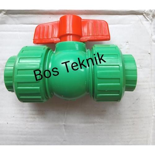 Jual Stop Kran Ball Valve Union PPR 1 1/2 inch Kran Watermur PPR 50mm True Union PPR Ball Valve ...