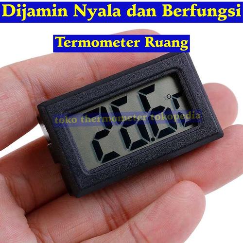 Jual Thermometer Ruangan Digital Mini Sensor Internal Warna Hitam - Kab ...