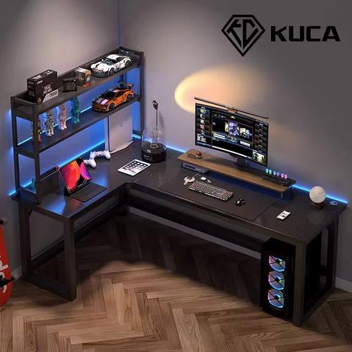 Jual KUCA Meja Gaming Pola Fiber Karbon Meja Komputer Meja Komputer ...