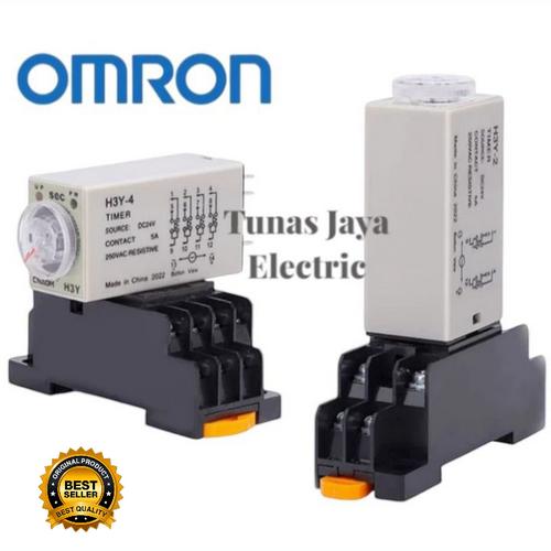 Jual Timer Delay H3Y-2 OMRON 8 Pin 12V/24V/220V + Socket 8 Pin - 220V + Socket - Kota Surabaya ...