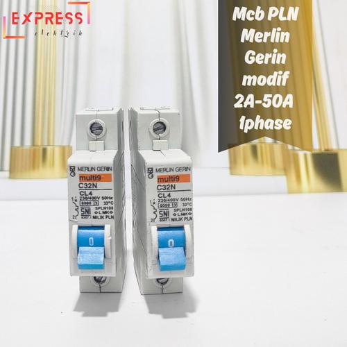 Jual Mcb PLN merlin gerin mcb modif Merlin gerin 6a modif 10a-50a mcb modif anti jeglek - 6a ...