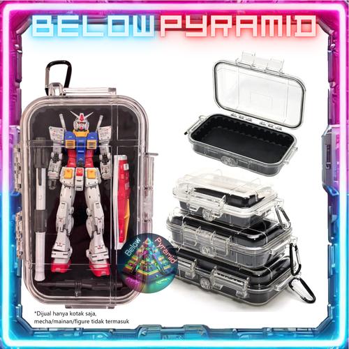 Jual Display Storage Box Gundam Case Waterproof Transparant with Safety ...