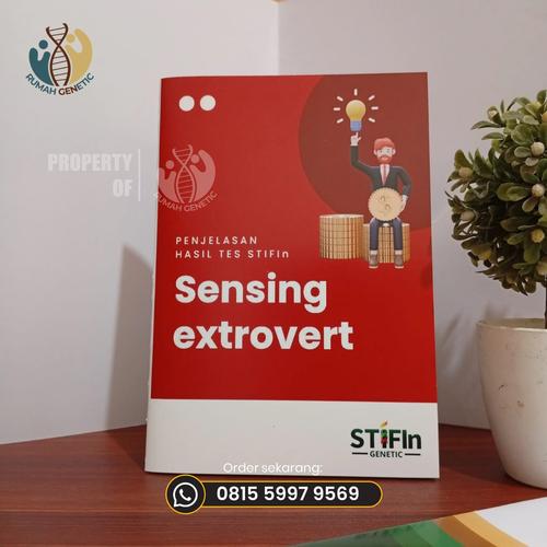 Jual Booklet Penjelasan hasil tes STIFIn Sensing extrovert - Kab ...