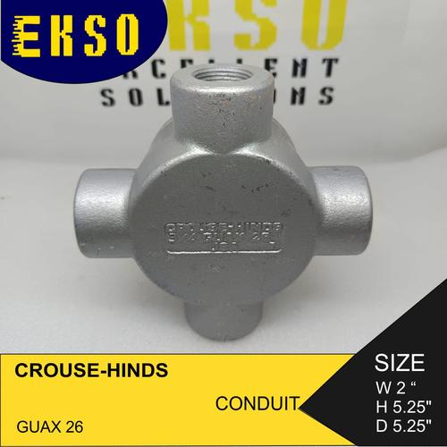 Jual CROUSE-HINDS, GUAX26 SA CONDULET GUA CONDUIT OUTLET BOX WITH COVER ...