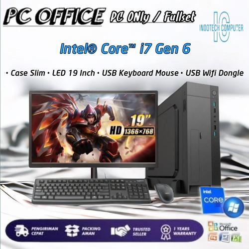 Jual Komputer PC Rakitan Core i7 6700 Slim / Desktop - PC Only, 4/128 ...