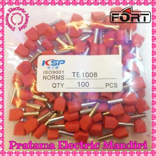 Jual FORT KSP SKUN FERULES SCUN FERRULES TWIN INSULATED TE-1008 TE 1008 ...