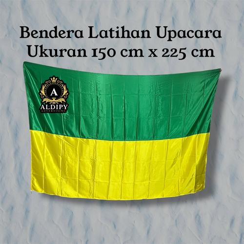 Jual Bendera latihan bendera latihan upacara bahan satin ukuran 150 cm ...