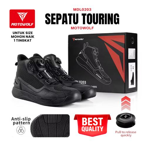 Promo Sepatu Riding Motor Motowolf Adventure Boots Sunmori Touring High ...