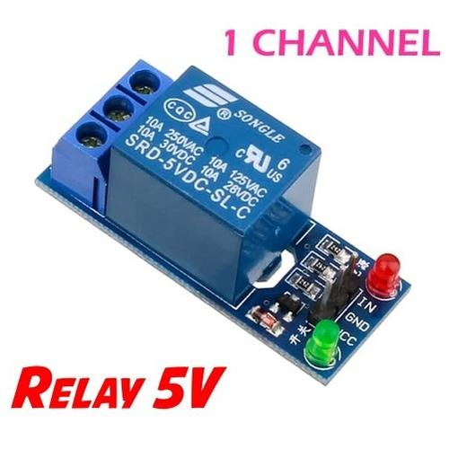 Jual Relay 1 Channel 5V Volt DC ( Output 250VAC / 30VDC 10A ) Led ...