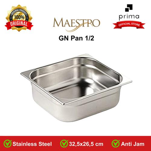 Jual Gastronom Food Pan | GN Pan 1/2 325x265 mm Stainless Steel - 20mm ...