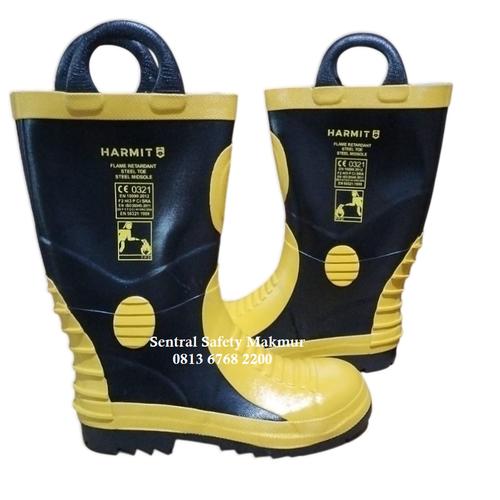 Jual Sepatu Pemadam Kebakaran / Fireman Boots Harmit / Boot Pemadam ...