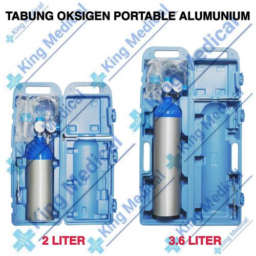 Jual Tabung Oksigen Alumunium Portable Travelling 2 L (Liter) - TABUNG 2 L - Jakarta Barat ...