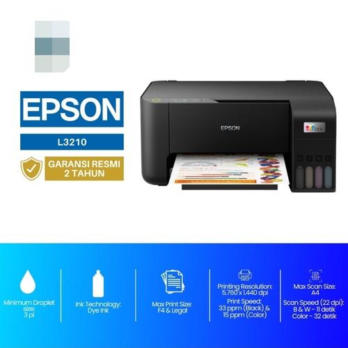 Jual Printer Epson L3210 all in 1 (print,scan,copy) - Jakarta Pusat ...
