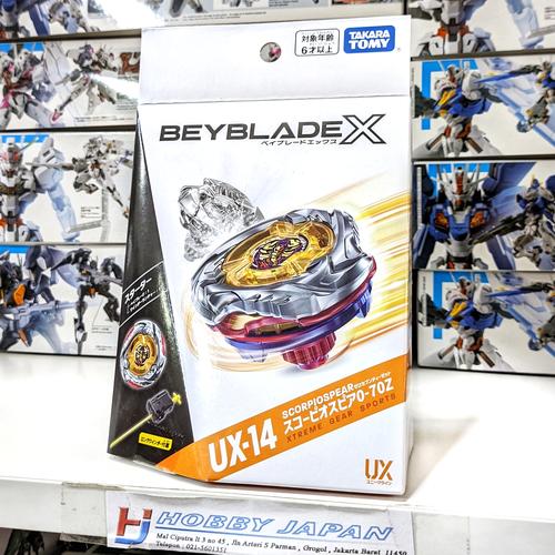 Jual Beyblade X UX-14 Scorpio Spear 0-70Z Starter Takara Tomy - Jakarta ...