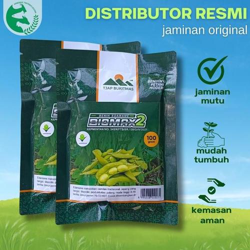 Jual Benih Edamame 100 gram Varietas Biomax 2 Polong Besar Produksi ...