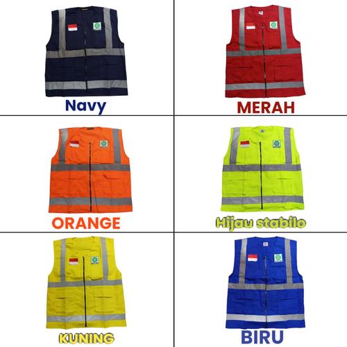 Jual ROMPI SAFETY BAHAN DRILL MERAH + LOGO K3 - Jakarta Barat - Sentral ...