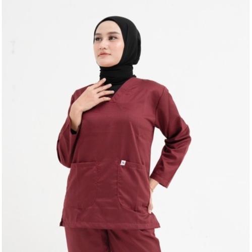 Jual Scrub Lengan Panjang - KATUN TOYOBO - Abu-abu, XXL - Kota Cimahi ...