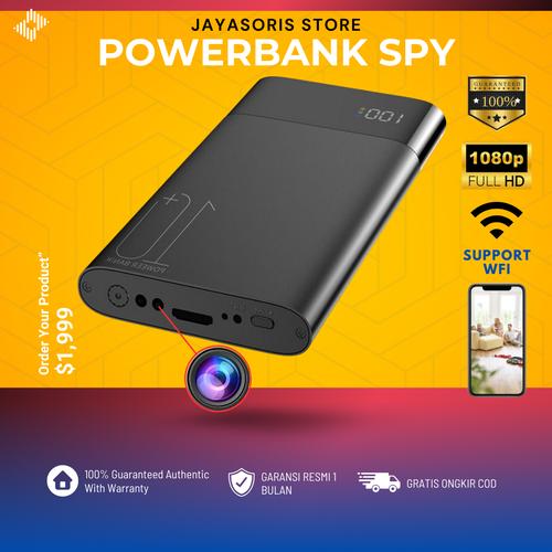 Jual Spy Powerbank Kamera Power Bank Spycam Mini Pengintai Tersembunyi js83 - Kab. Bekasi ...