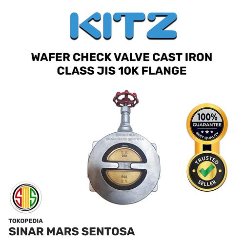 Jual WAFER CHECK VALVE KITZ JIS 10K FLANGE BESI CAST IRON KITZ ORIGINAL ...