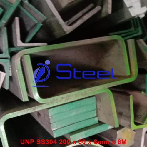 Jual UNP SS304 200x75 200x80 Tbl 8mm 9mm X 6M | Kanal U Stainless 304 ...