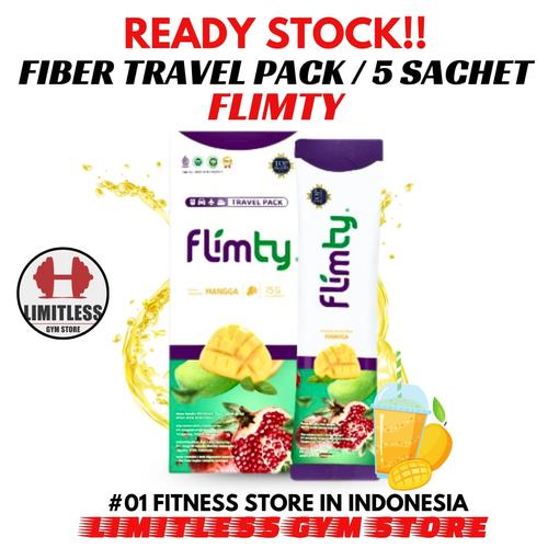 Jual Flimty Fiber Travel Pack Box isi 5 Sachet - Serat Pelangsing BPOM ...