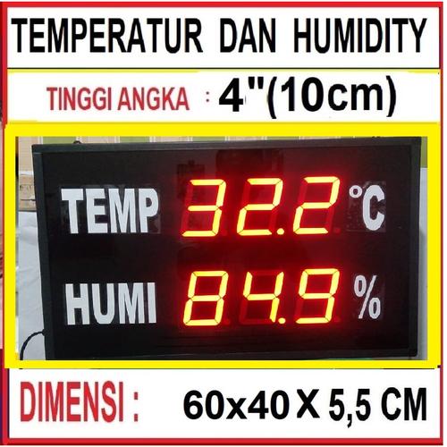 Jual Display Temperatur dan Humidity Ruangan 7 Segment - Kab. Bekasi ...
