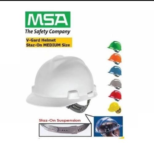 Jual HELM PROYEK MSA V-GARD INER BIASA ORIGINAL / HELM MSA LOKAL INER ...