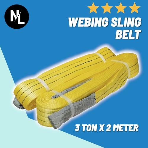 Jual WEBBING SLING BELT 3 TON x 2 METER - TALI SABUK 3T x 2M - WEBING ...