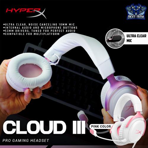 Promo HyperX Cloud III / Cloud 3 Wired 7.1 Surround DTS X Gaming ...