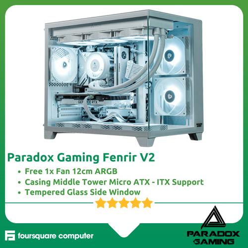 Jual Paradox Gaming Fenrir V2 Black & White M-ATX PC Case CPU Casing ...