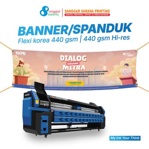 Jual Cetak Banner Spanduk Custom Bahan Korea China (Korcin) 440 gsm ...