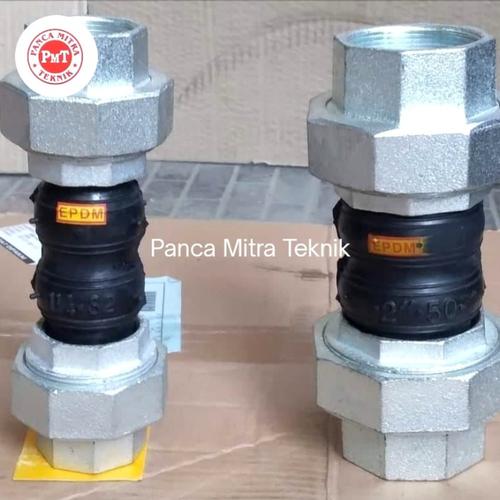 Jual Flexible Rubber Joint 1" inch Watermur Drat / Twin Sphere Thread ...