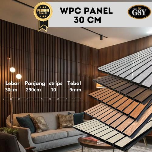 Promo WPC Wood Panel Dinding UK L 30CM X PANJANG 3 METER & 1 METER ...