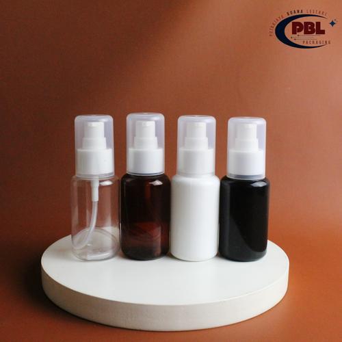 Jual Botol Treatment Pump 60ml Tubular / Botol Pump 60ml Tubular ...