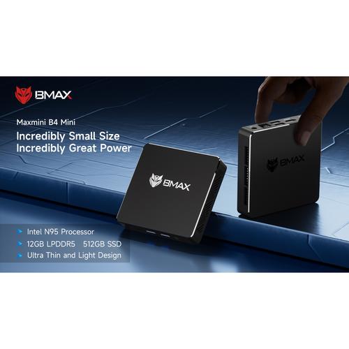 Jual Mini PC BMax B4 Mini Intel Gen12 N95 12GB/512GB SSD LPDDR5 Dual ...