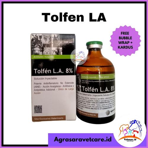 Jual TOLFEN LA 8% 100 ML- anti inflam analgesic hewan ternak - Kota ...