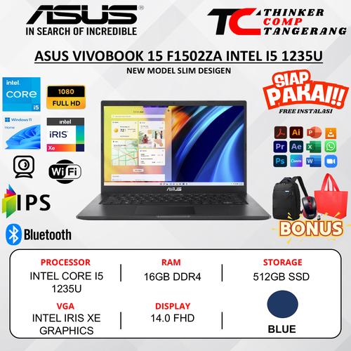 Jual Laptop Asus Vivobook 15 F1502ZA Intel i5 1235U Ram 16Gb 512Gb 15.6 ...