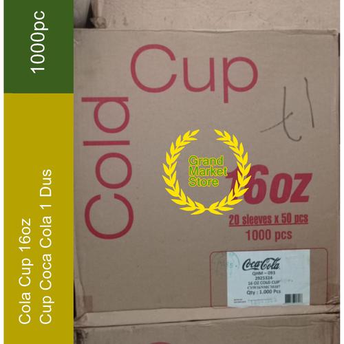 Jual Cup 16 oz dan Tutup dengan Design Coca Cola Cold Cup Paper Cup 16 ...