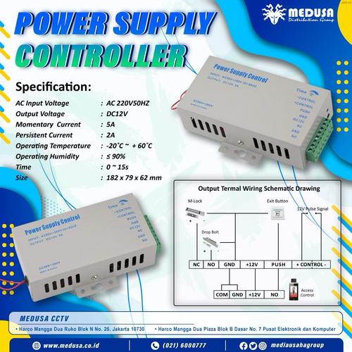 Jual PSU Power Supply Controller 12V / 5A For Access Controll Door ...