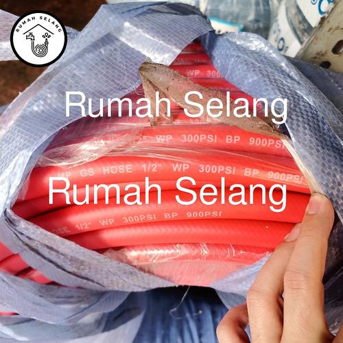 Jual Selang Karet Multi Purpose GS 1/2 Inch Merah Rollan / Selang Karet ...