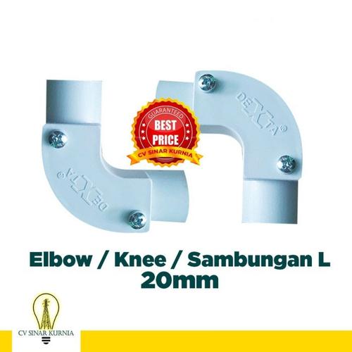 Jual Elbow pipa pvc 20 mm / sambungan pipa knee L / L-Bow KNEE BAUT ...
