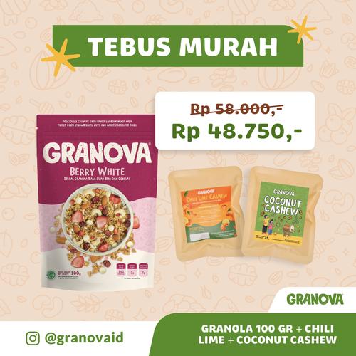 Jual Granova - Granola Berry White (Buah Beri & Coklat Putih) 100gr ...