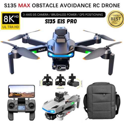 Promo RC Drone GPS Dual Kamera YLRC S135 Pro 8K HD 3-Axis Gimbal - S135 ...