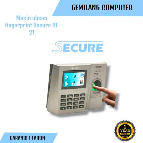 Jual Mesin absen fingerprint Secure SE 21 - Jakarta Pusat ...