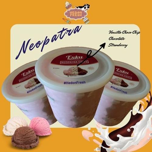 Promo Ice Cream 8 liter Esku Mix 3 Rasa (Neopatra Choco Chip) - Jakarta ...