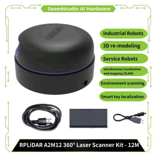 Jual RPLiDAR A2M12 360 Scanner Development Kit Laser Range Scanner 12M ...