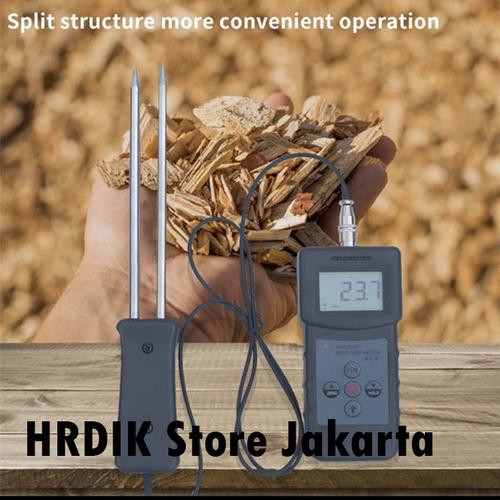 Jual Moisture Meter Wood Chip Serpihan Kayu Sawdust Content MS-W MC ...