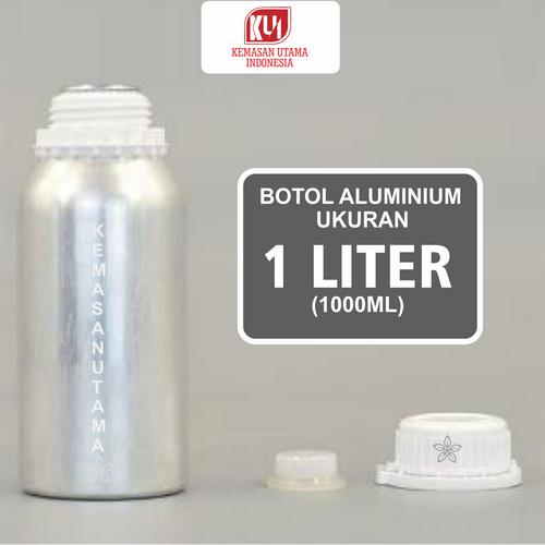 Jual Botol Kaleng Aluminium alumunium bibit parfum 1000ml 1liter 1L ...
