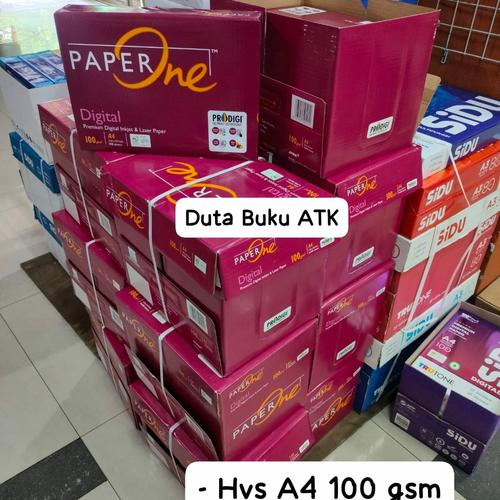Jual PAPER ONE KERTAS HVS A4 F4 B5 Q4 / KERTAS PAPERONE 100gr - A4 100 ...