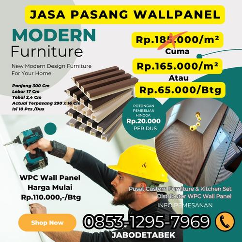 Jual Jasa Pemasangan Wallpanel / Plafon Pvc - Kab. Bekasi - Wpc_Bekasi08 | Tokopedia